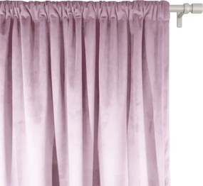 Závěs do dětského pokoje VELVET Zvolte barvu: Růžová, Zvolte rozměr: 140 x 240 cm (šířka x výška)