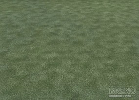 Breno Metrážový koberec VERIS 29 zelený, šíře 400 cm, Zelená