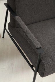 Atelier del Sofa Křeslo Toscana - Grey, Šedá