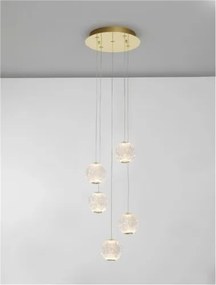 Závěsné LED svítidlo NOVA LUCE BRILLANTE 26W 3200K 9695209 stmívatelné Triac