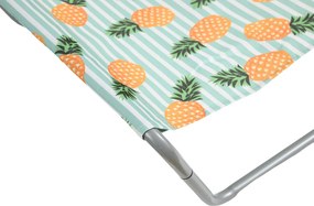 Skládací plážové lehátko SAND PINEAPPLE, barevné