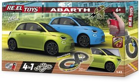 Re.el toys autodráha licencovaná fiat abarth 4 v 1 1:43