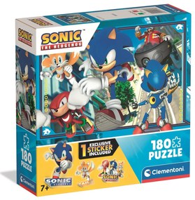 Clementoni - Puzzle 180 Sonic the Hedgehog 3