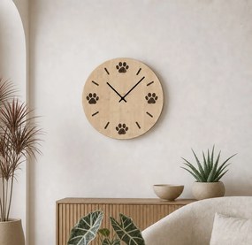 dřevo života Nástěnné hodiny ŤAPKA Zvolte barvu dekoru: Wenge, Zvolte velikost hodin šxv (cm): 35x35