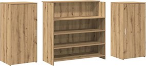 Recepční stůl dub artisan 200x50x103,5 cm kompozitní dřevo 3324186