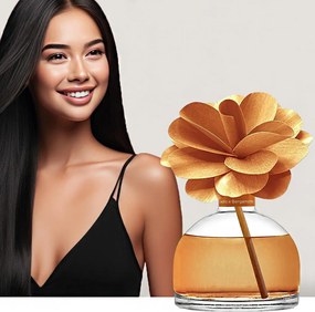 Muhà Flower difuzér s dřevěnou květinou Cedro e Bergamotto Objem: 200 ml