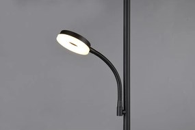 Černá LED stojací lampa (výška 178 cm) Specter – Reality