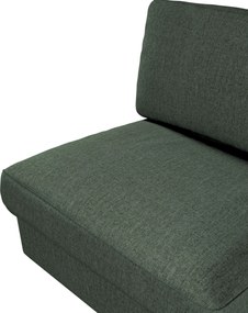 Potah na neskládací křeslo IKEA Kivik barva zelená látka pletený vzor