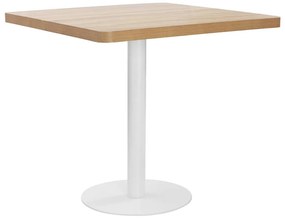 Bistro stolek světle hnědý 80 x 80 cm MDF 286432