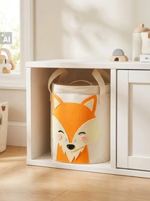 Sinsay - Úložný koš s aplikací jednorožce a uchy - oranžová