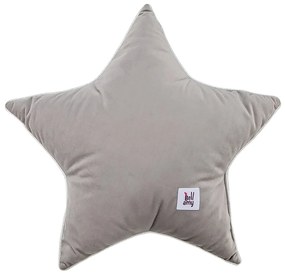 Sametový dekorační polštářek STAR SILVER