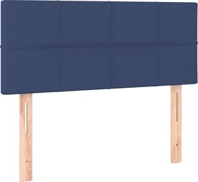 vidaXL Box spring postel s matrací 100 x 200 cm textil [3129695] Barva: Černá