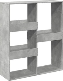 Dělicí stěna betonově šedá 100 x 33 x 115 cm kompozitní dřevo 3309549