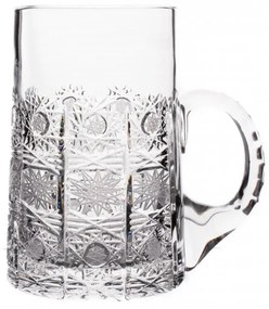 Broušená pivní sklenice, Royal Crystal, 500ml