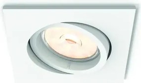 Philips Enneper bílé / Podhledové svítidlo / 1x GU10 / 5,5W / hranaté