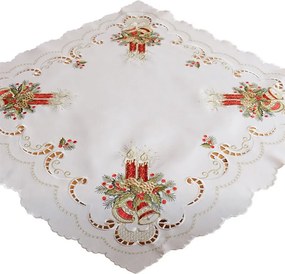Ubrus Červené svíčky 85 × 85 cm