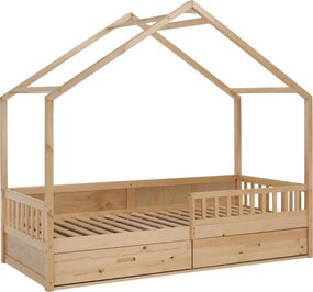 Postel Montessori BIANKA, 90x200, masiv přírodní Kondela 0000396818