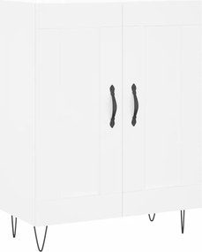 Skříň highboard bílá 69,5 x 34 x 180 cm kompozitní dřevo 3199713