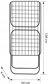 Erga Model 101, sušák na prádlo 177x54x91 cm, bílé, ERG-SEP-10SUSSTMOD101