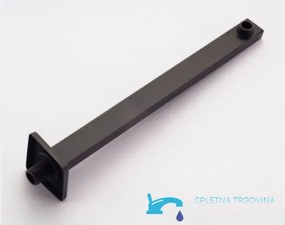 Podomítkový sprchový systém EYN PT79456 s LED osvětlením a dešťovou sprchou, matná černá a zlatá