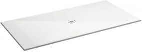 GSI Keramická sprchová vanička, obdélník 200x100x2cm, bílá mat 46201009