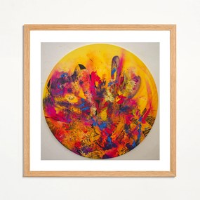 Dosy Doss | Počátek Rám: Dubový, Velikost: 50 x 50 cm