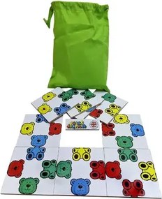 Just Jigsaws 782 Barevní medvídci - dřevěná logická hra 9 dílů / od 3