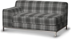 Potah na pohovku IKEA , levé provedení Kramfors 2-místná barva šedá látka pletený vzor, vzorované