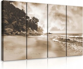 Obraz 120x80 modulární mořská krajina pláž oceán klid nástěnná dekorace