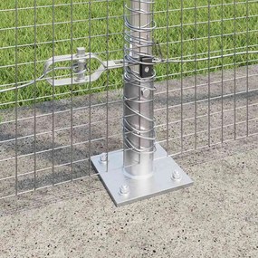 Svařovaná drátěná plotina s betonovou základnou 50 x 1,4 m 3352361