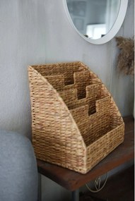 Stojan na noviny REGO, vodní hyacint, výška 40 cm, natur