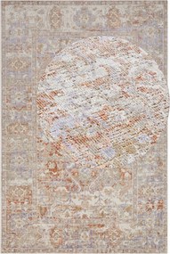 Hanse Home, AKCE: 120x170 cm Kusový koberec Cairo 105587 Port Said Cream Red – na ven i na doma, oranžová, chodba / předsíň