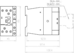 Stykač DILM17-10 18A/7,5kW AC-3 40A AC-1 1Z 230V EATON DILM17-10(230V50HZ,240V60HZ) 277004