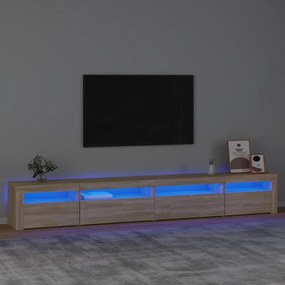 TV skříňka s LED osvětlením dub sonoma 270 x 35 x 40 cm 3152748