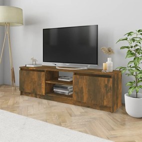 TV skříňka kouřový dub 120 x 30 x 35,5 cm kompozitní dřevo
