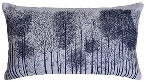 SCANquilt povlak ART NATURE trees šedomodrá 30 x 50 cm