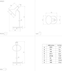 Eglo 390221 - Stolní lampa MORESCANA 1xE27/28W/230V černá