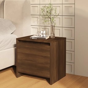 vidaXL Noční stolek 45 x 34 x 44,5 cm dřevotříska [813048] Barva: hnědý dub