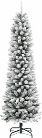Umělý vánoční stromeček Bílá 180 cm PVC, kov a plast 3396105