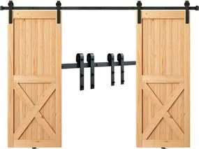 Hardwarová sada posuvných dveří stodoly 2,4 m, 149,7 kg
