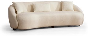 Atelier del Sofa 3-místná pohovka Napoli Cream Bouclette, Krémová