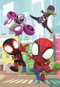 Clementoni PUZZLE Marvel: Spidey a jeho úžasní přátelé MAXI / 60 dílků