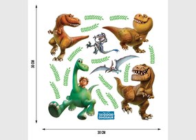 Dětská samolepka na zeď Hodný Dinosaurus, Disney | 30 x 30 cm | DDKS 1094