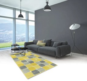 ORIENTAL WEAVERS Kusový koberec PORTLAND 172/RT4J BARVA: Žlutá, ROZMĚR: 133x190 cm