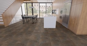 Oneflor, Vinylová podlaha lepená ECO 30 080 Oxyde Rust, 914,4 x 457,2 mm