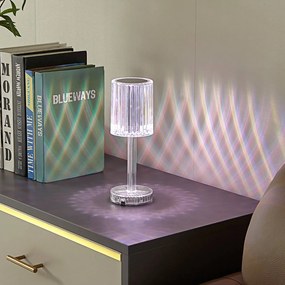 Lindby LED dobíjecí stolní lampa Louane, 25,7 cm, USB, RGBW