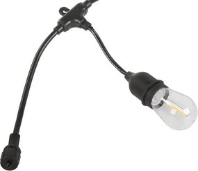LED světelná zahradní girlanda LUCENT, 15 m
