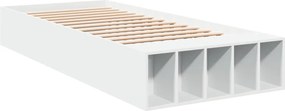Rám postele bílý 75 x 190 cm kompozitní dřevo 3280622