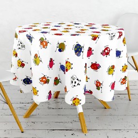 Ubrus PVC kulatý Mo-6064-Kravičky (různé velikosti)