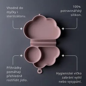 Tommee Tippee Silikonový svačinový box růžová